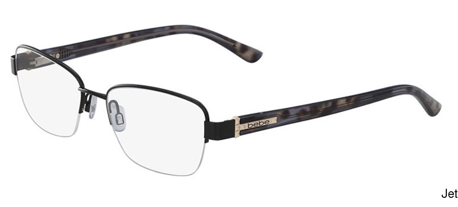 Buy Bebe Bb5127 Tough Cookie Semi Rimless Half Frame Prescription Eyeglasses